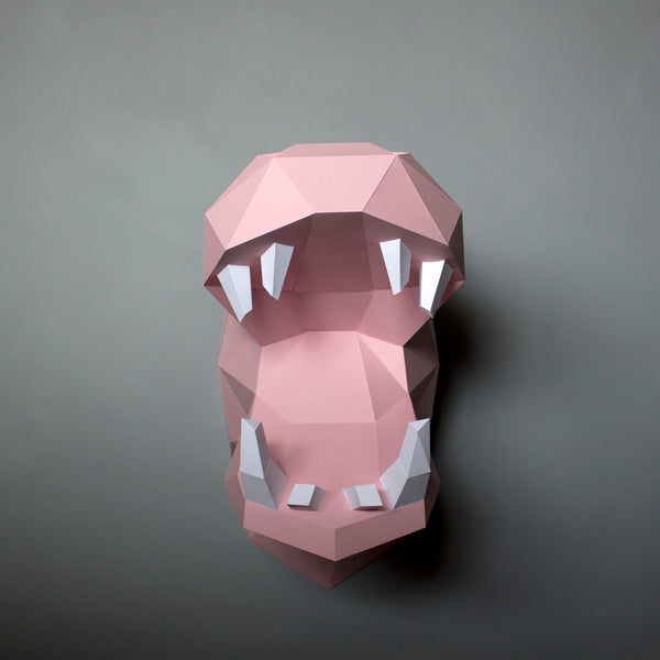 Penelope the Hippo | DIY Paper Craft Animal Kit – Resident
