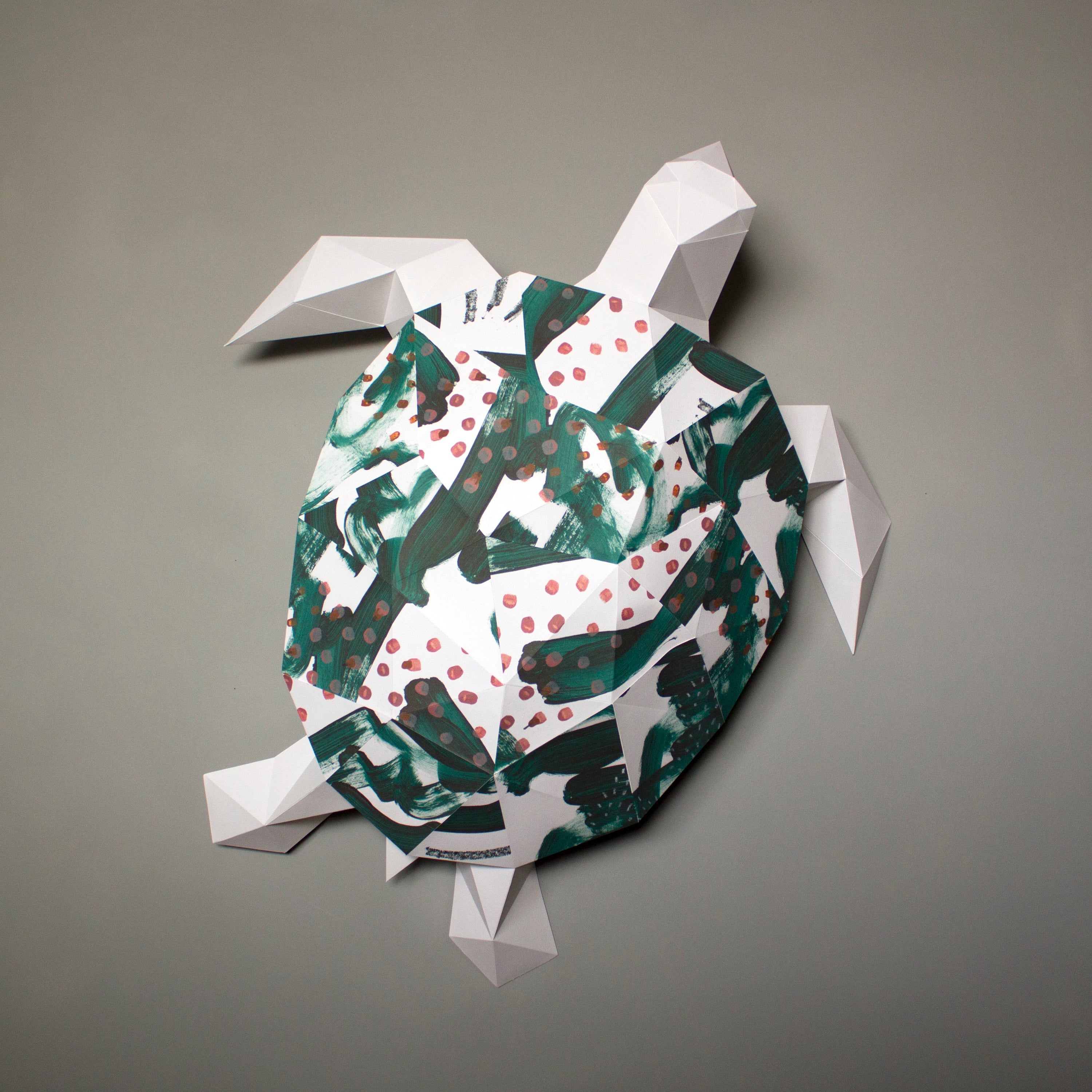 Donna the Painted Turtle | DIY Paper Craft Animal Kit – Resident